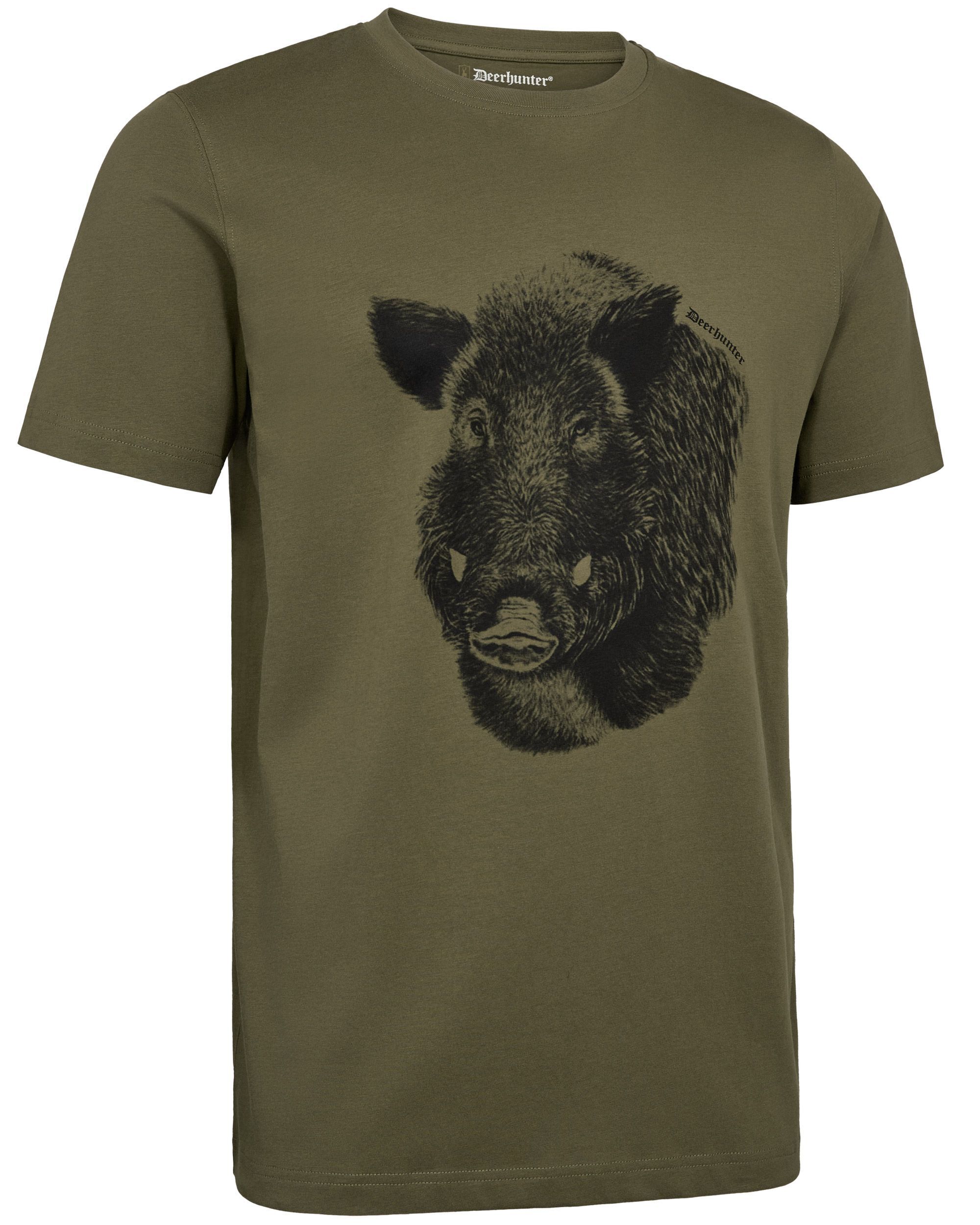 Deerhunter T-Shirt Jaxon – mit Wildschweindruck