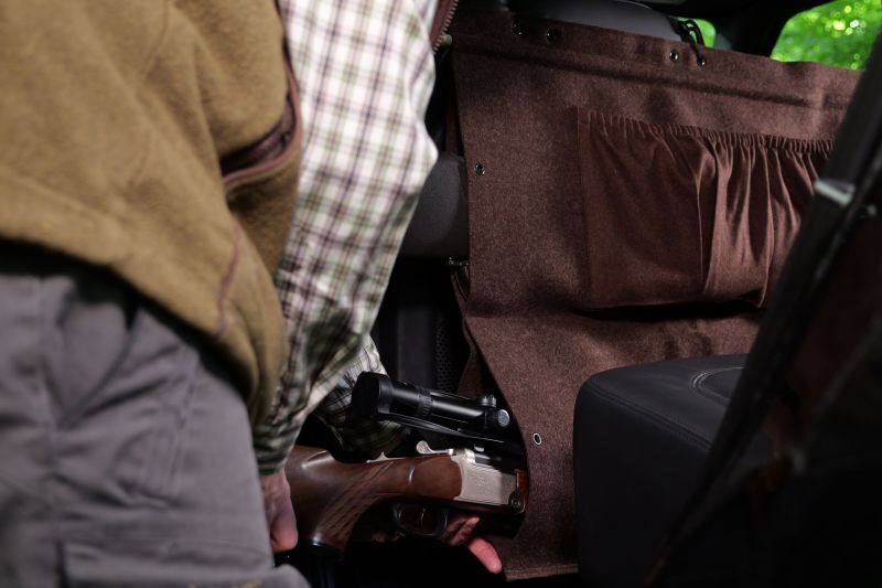 Jagdhund PKW-Gewehrtasche Hochsölden für 2 Gewehre